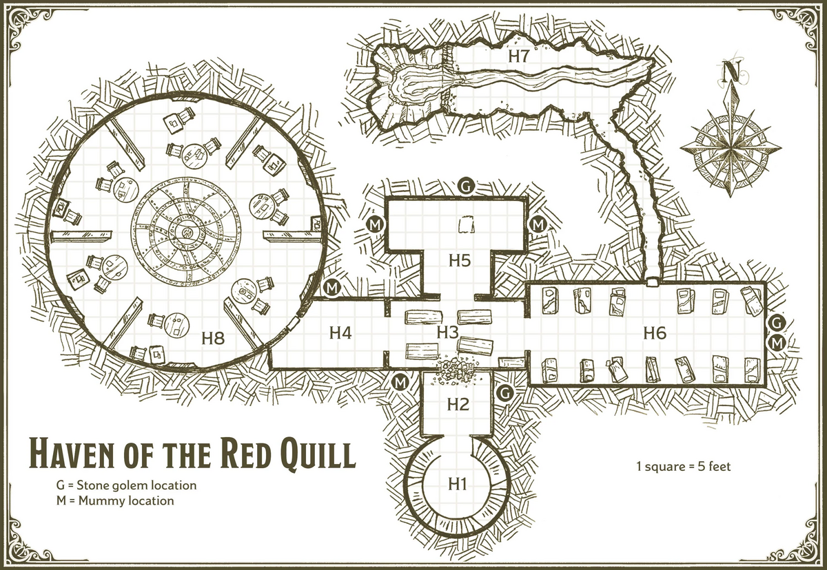 Haven of the Red Quill 红羽毛避风港 - 龙与地下城TRPG - 灰机wiki - 北京嘉闻杰诺网络科技有限公司
