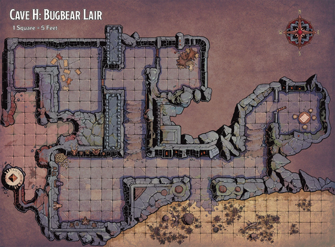 H: Bugbear Lair H: 熊地精巢穴 - 龙与地下城TRPG - 灰机wiki - 北京嘉闻杰诺网络科技有限公司