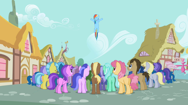 文件:Pony Crowd Cheering S2E8.png - 小马中文维基 | MLP中文维基 | 我的小马驹：友谊就是魔法中文维基 ...