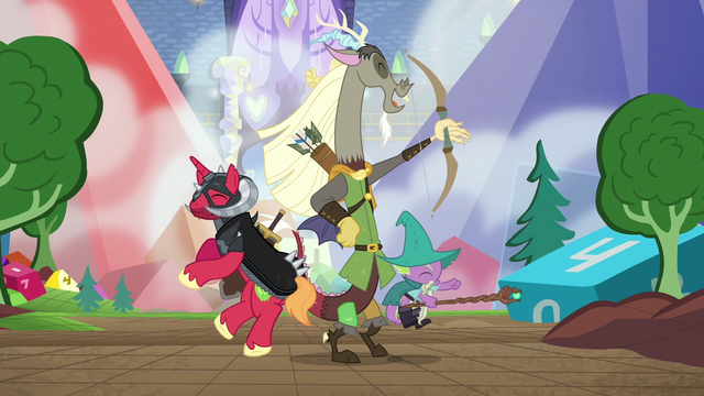 文件:Discord, Big Mac and Spike LARPing S6E17.png - 小马中文维基 | MLP中文维基 | 我的 ...