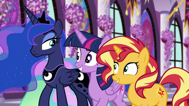 文件:Luna raises an eyebrow at Twilight and Sunset EGFF.png - 小马中文维基 ...