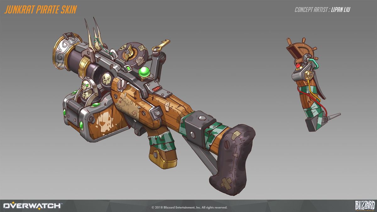 文件:Pirate Junkrat weapon concept art.jpg - 守望先锋 - 灰机wiki - 北京嘉闻杰诺网络科技有限公司