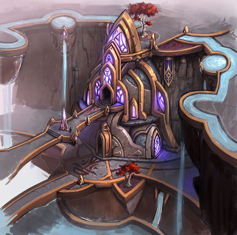 文件:Shattrath City WoD concept art.jpg - 魔兽世界中文维基，自由编辑的魔兽资料库 - 灰机wiki ...